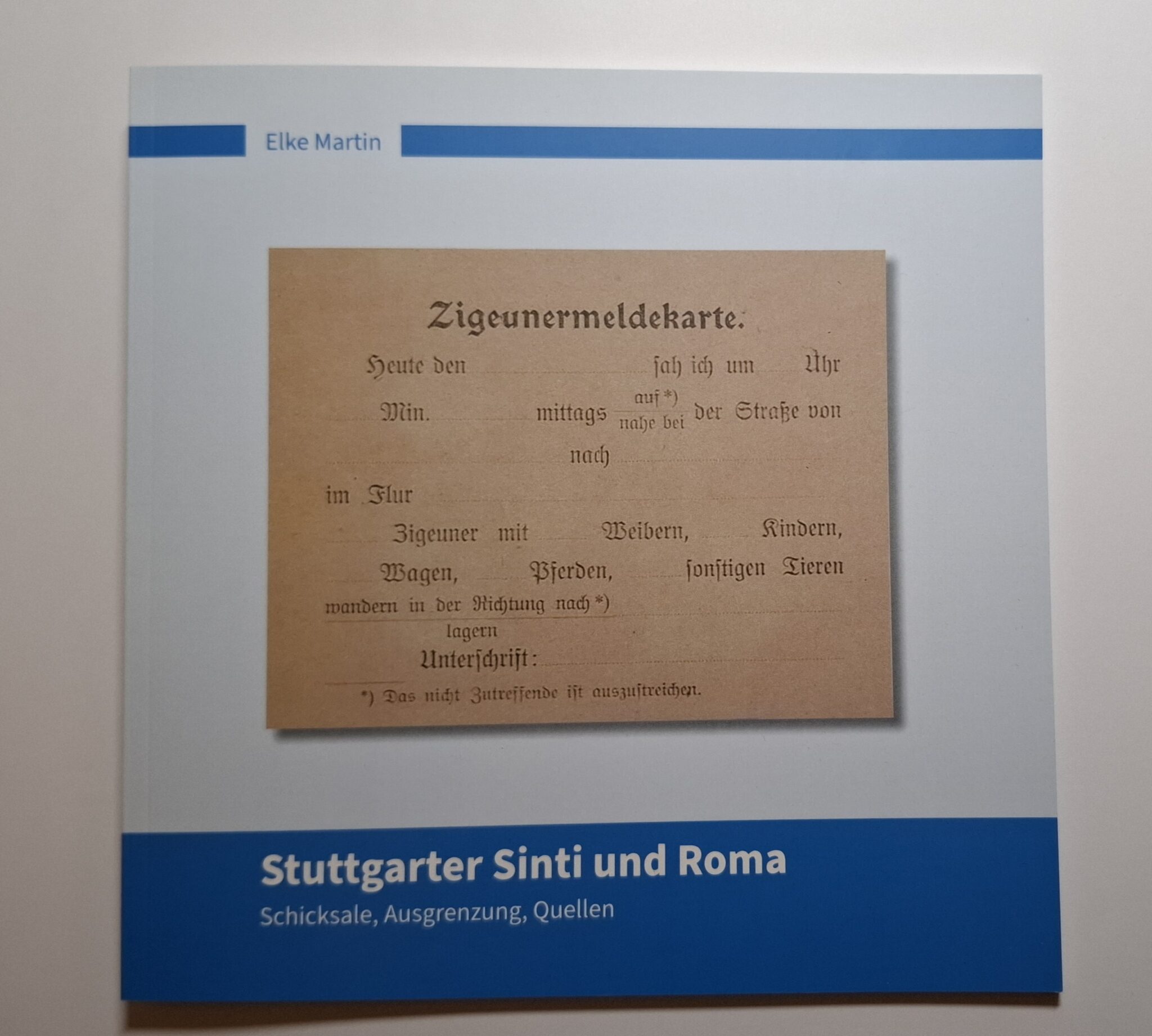 Neues Buch von Elke Martin über “Stuttgarter Sinti und Roma ...